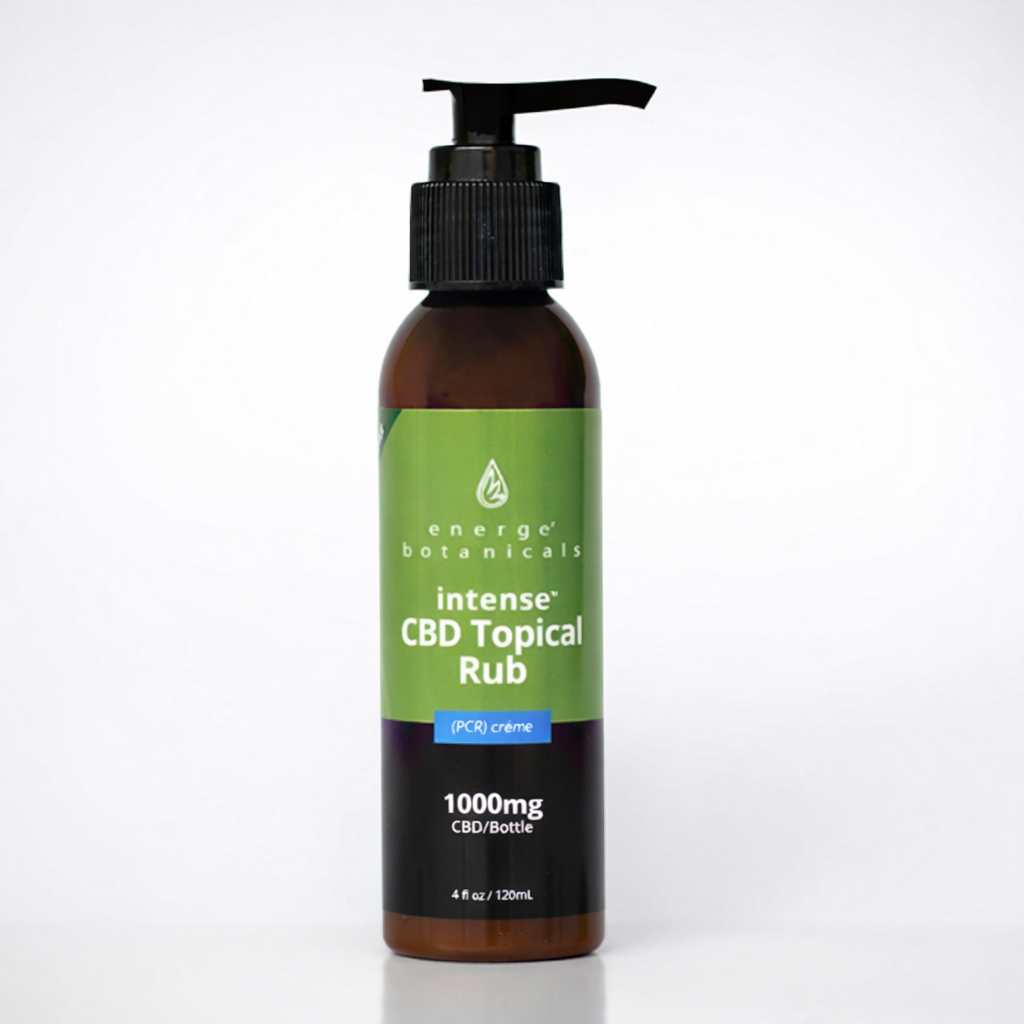CBD Topical Rub (PCR) Crème - 4oz - energe-botanicals.com